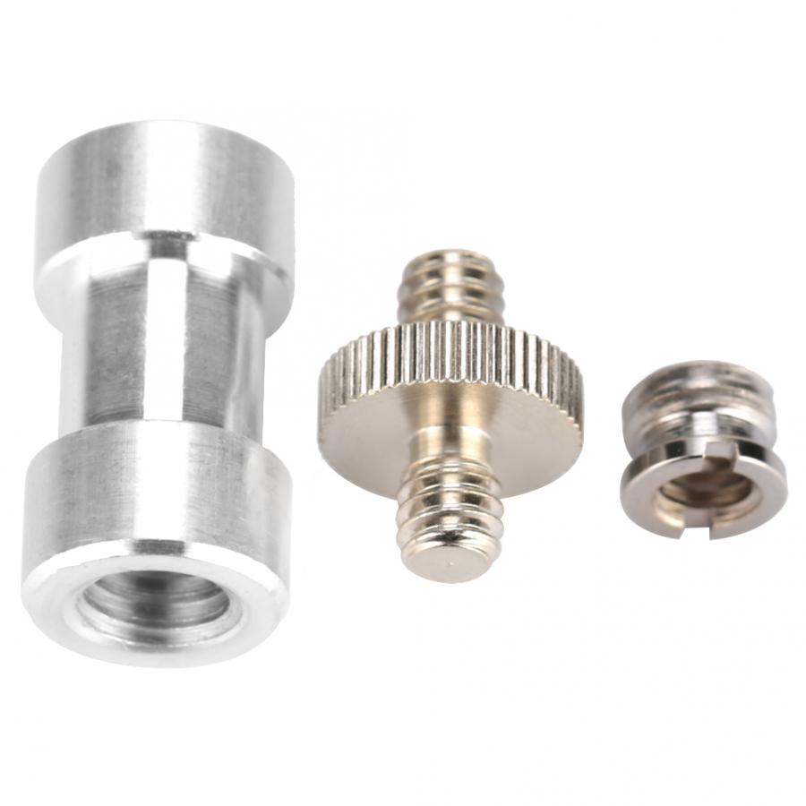 3pcs/set Durable Metal 1/4" 3/8" Tripod Screws to ... – Grandado