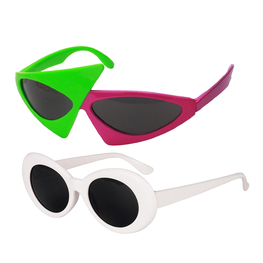 Retro Clout Goggles Sunglasses with White Mod Thic... – Vicedeal