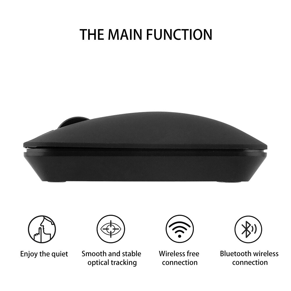 Bluetooth 3.0+4.0 Wireless Mouse Rechargeable Opti... – Grandado