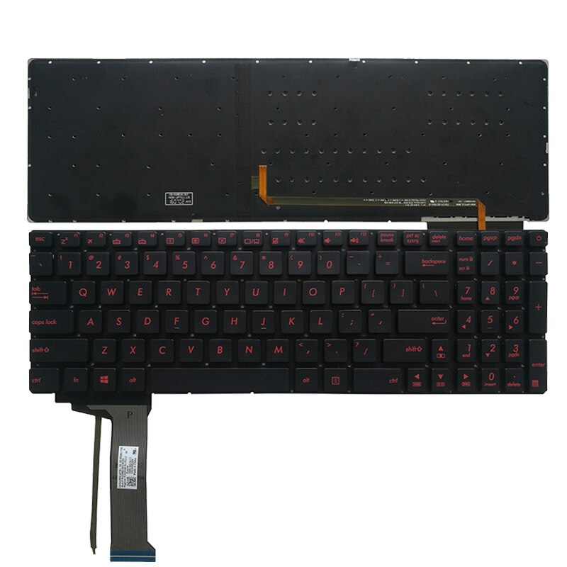 US backlit laptop keyboard FOR ASUS G551 G551J G55... – Vicedeal