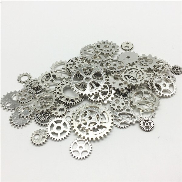 100g Metal Alloy Mixed Cogs Wheel Gears Steampunk ... – Grandado