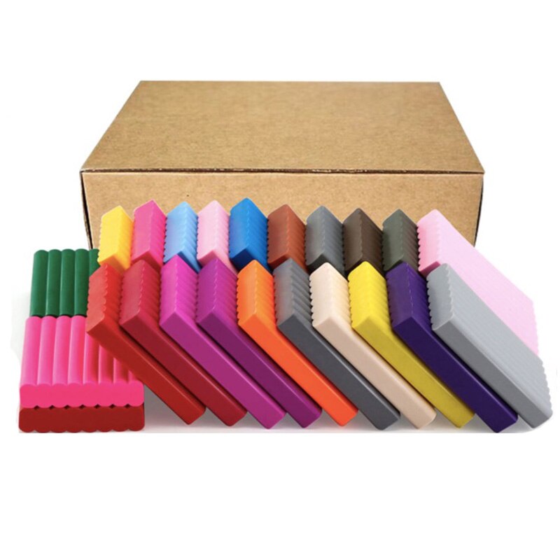 24 Colors DIY Handmade Clay Mud Polymer Clay Model... – Grandado