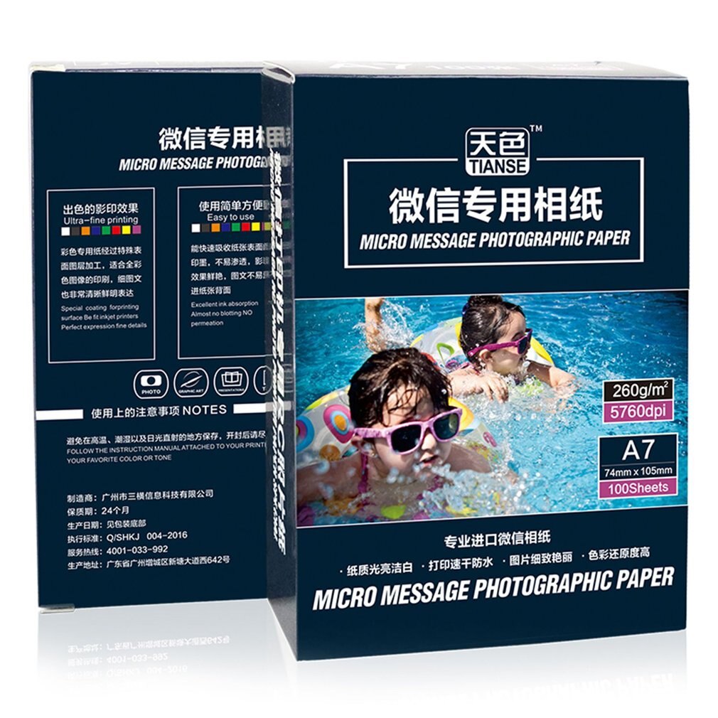 TIANSE 100 sheets/pack Photographic Paper for WECH... – Grandado