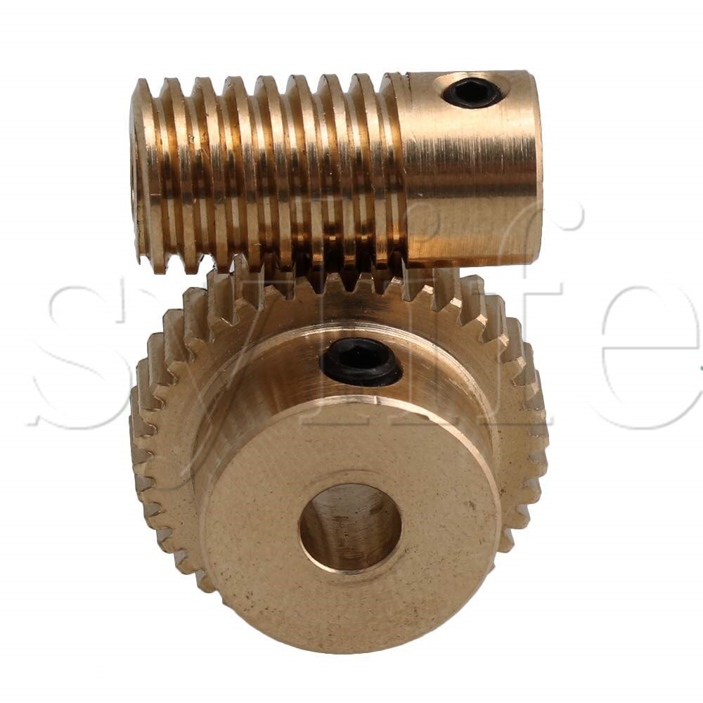 0.5 Modulus 40 Teeth Brass Worm Gear Wheel & 5mm H... – Grandado