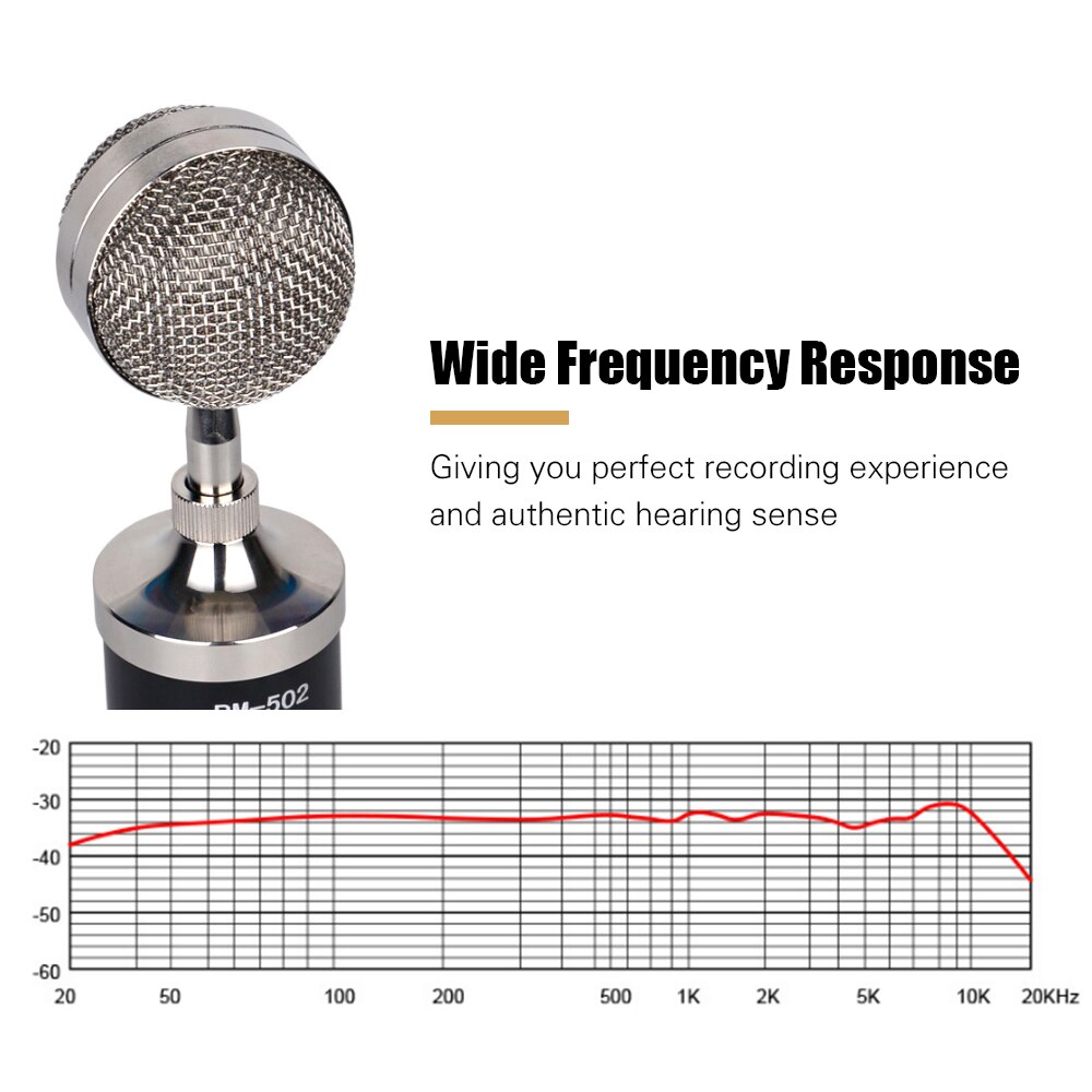 Recording Mic Cardioid Condenser Microphone Kit wi... – Grandado