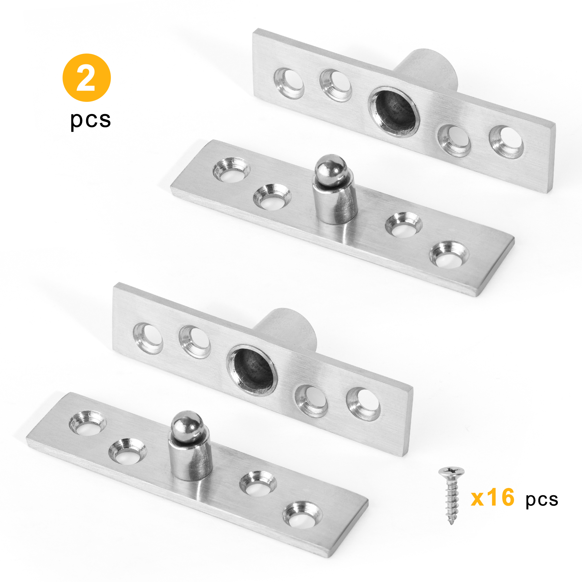 Stainless Steel Pivot Hinge Central and Offset-Axe... – Grandado