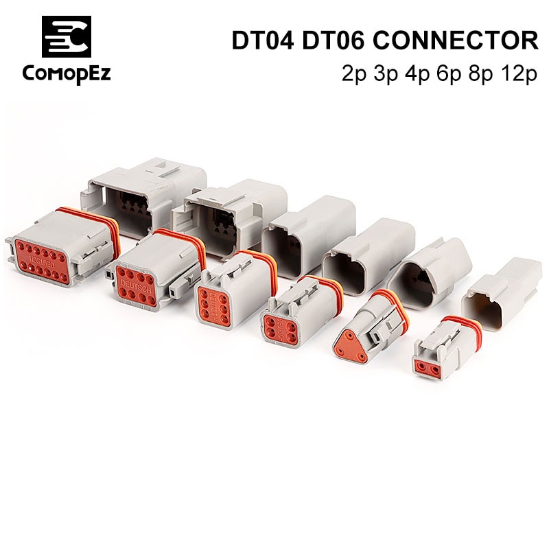 Deutsch Dt Connector DT06-2S/DT04-2P 2P 3P 4P 6P 8... – Grandado