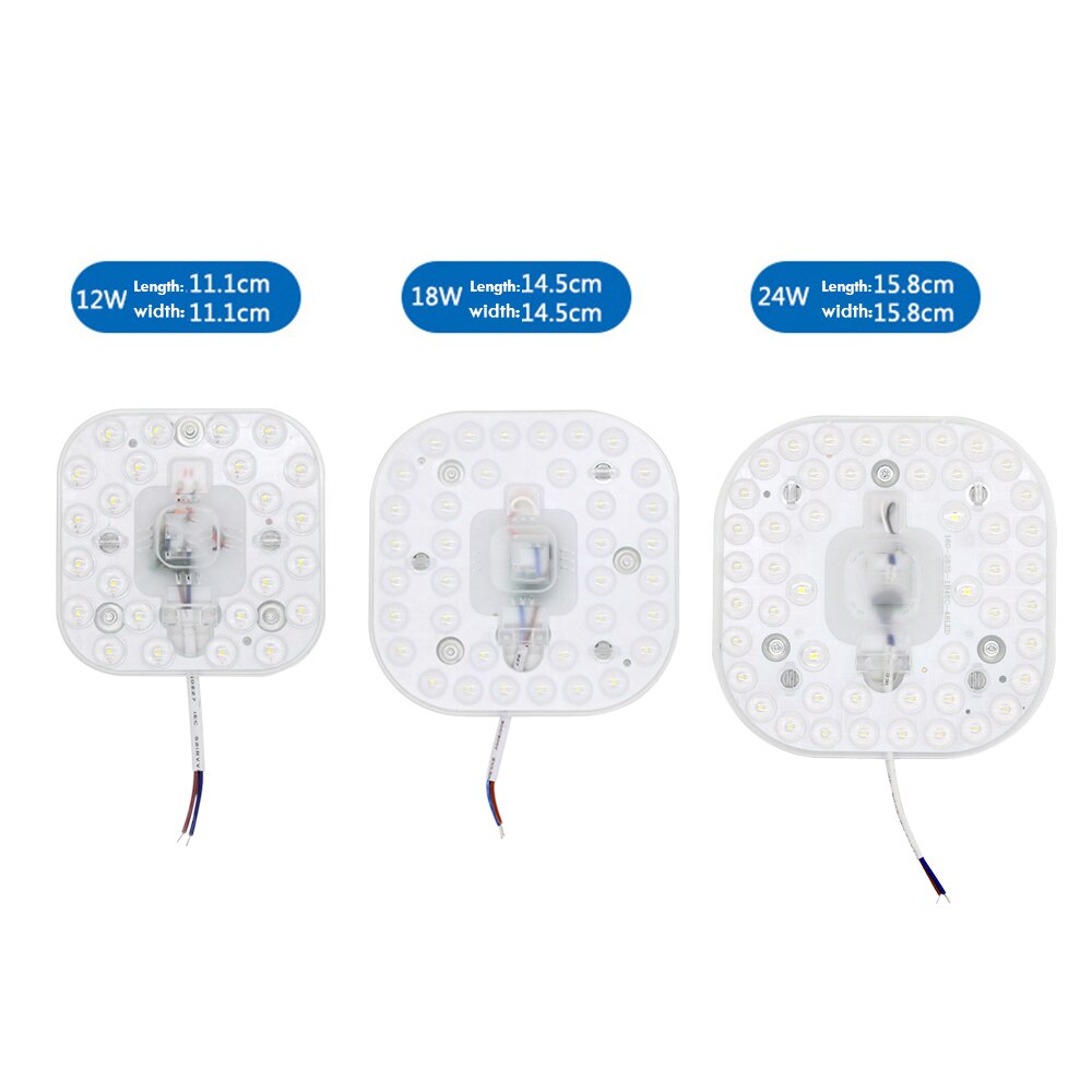 12w/18w/24w smd 2835 witte led lichtbronmodule wit... – Grandado