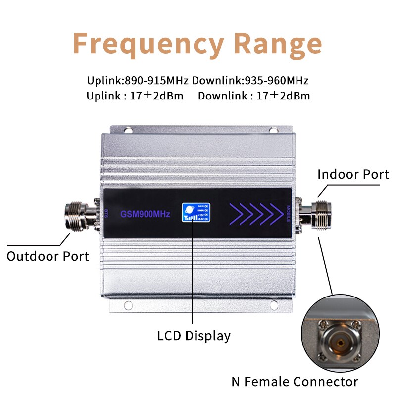 LCD Display Mini GSM Repeater 900MHz Cell Mobile P... – Vicedeal