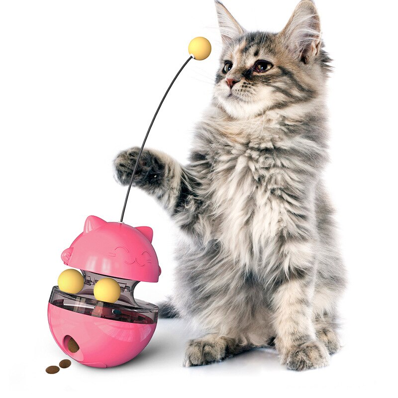 Pet Cat Toys Lucky Cat Leaking Food Ball Cat Turnt... – Vicedeal