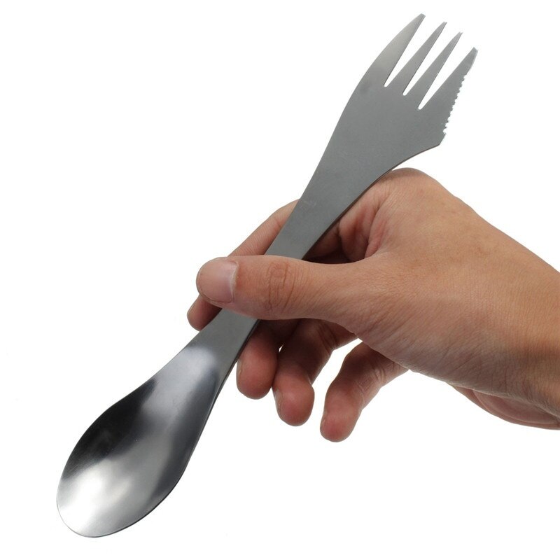 Cutlery Combo Spoon 3-in1Fork Outdoor Gadget Spork... – Grandado