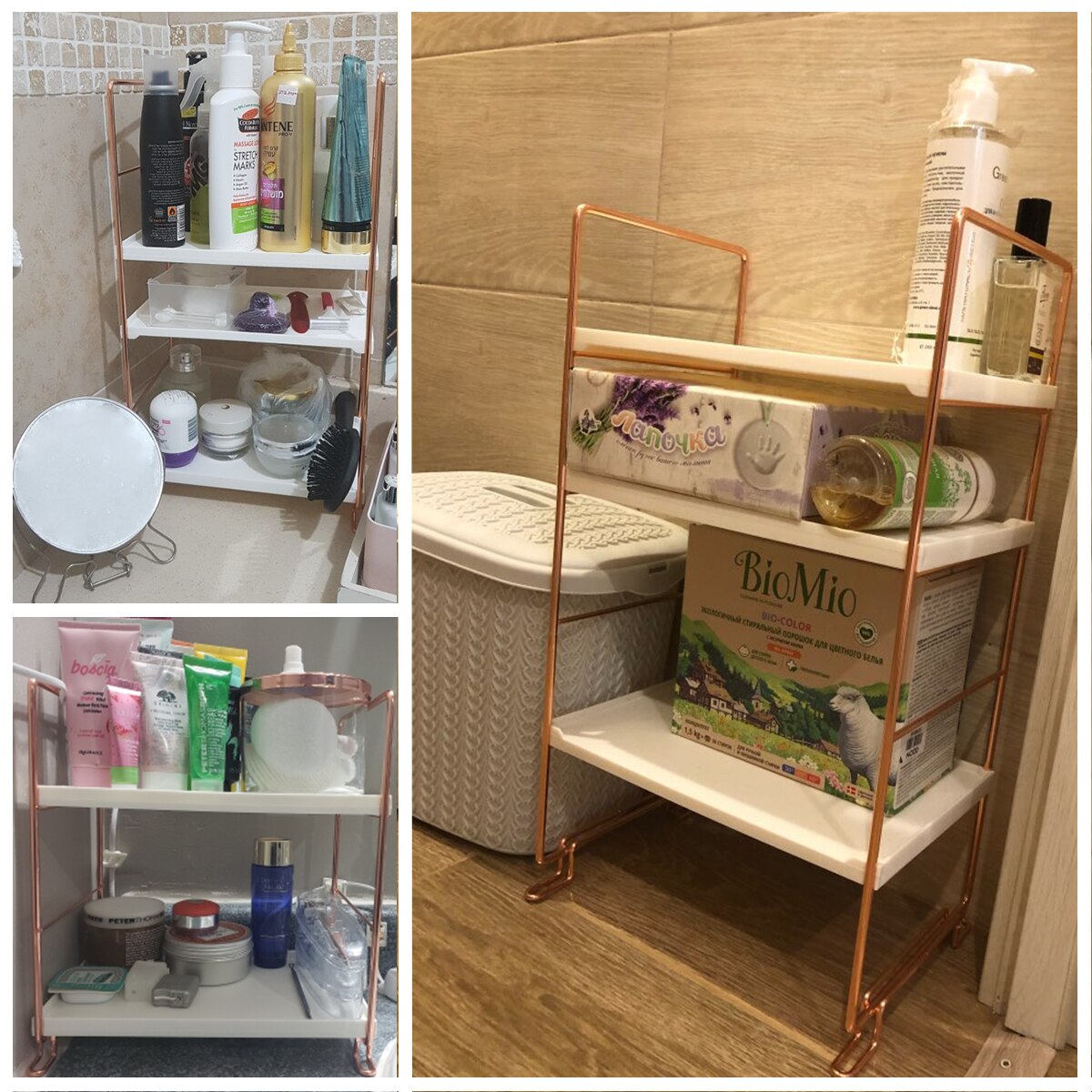 Bathroom Organizer Washroom Vanity Shelf Storage R... – Grandado