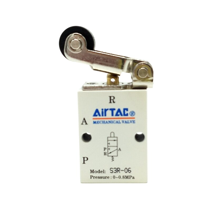 AirTAC Pneumatic Air Mechanical Valve S3R-06 1/8''... – Grandado