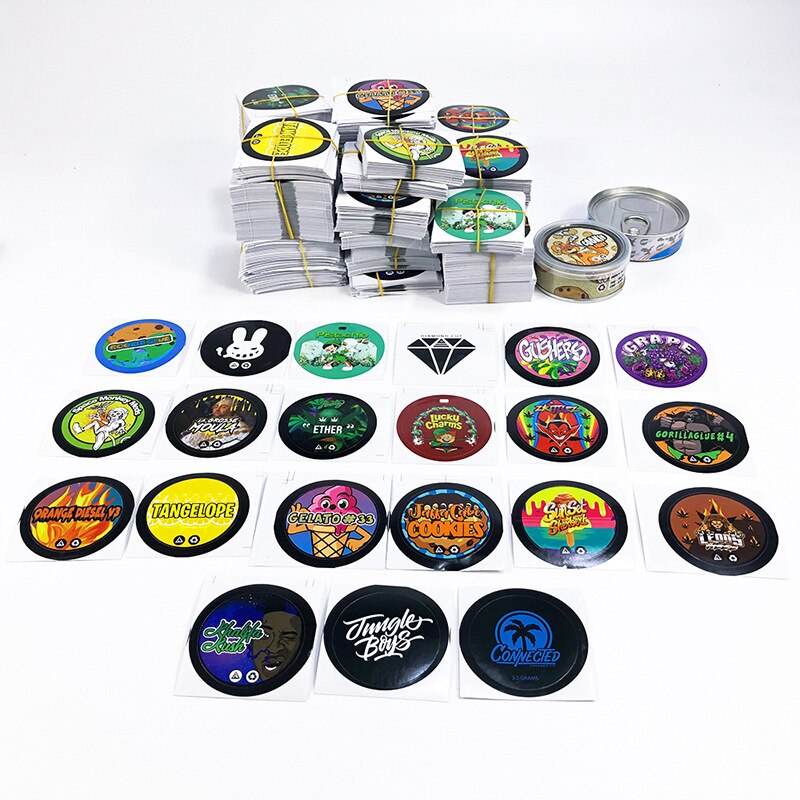 30pcs Chroma Label Color Code Dot Labels Tin Cans ... – Vicedeal