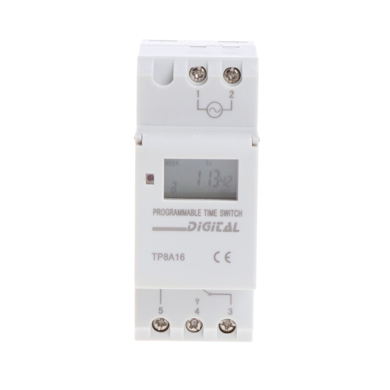 Ac 220v 16a Digital Lcd 7 Day Programmable Timer T Grandado