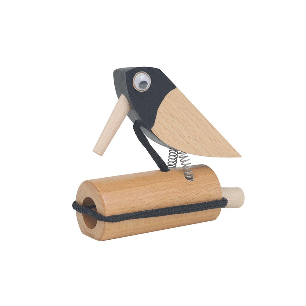 Wooden Toy Traditional Bird Rattles Clappers Casta... – Vicedeal