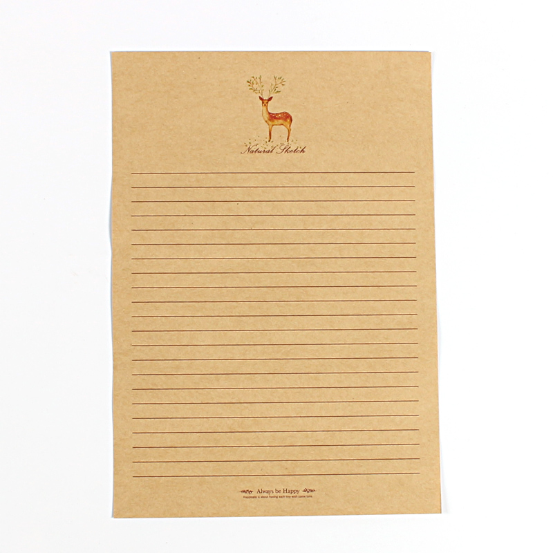 10 pcs/lot European Vintage deer Style Writing Pap... – Grandado