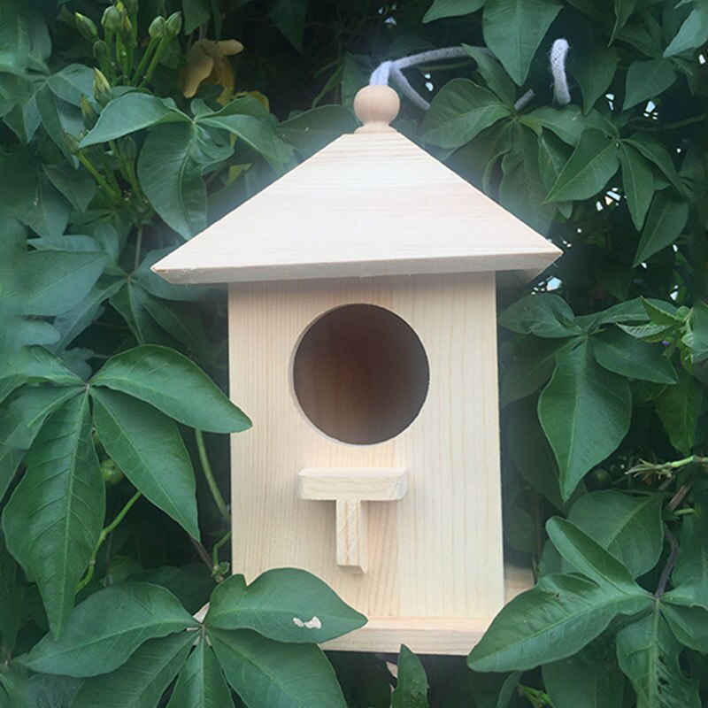 Houten Vogelnest Opknoping Vogel Huis Natuurlijke ... – Grandado