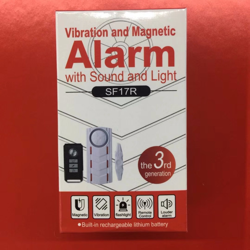 Wireless Door Contact Meganetic Vibration Alarm Se... – Grandado