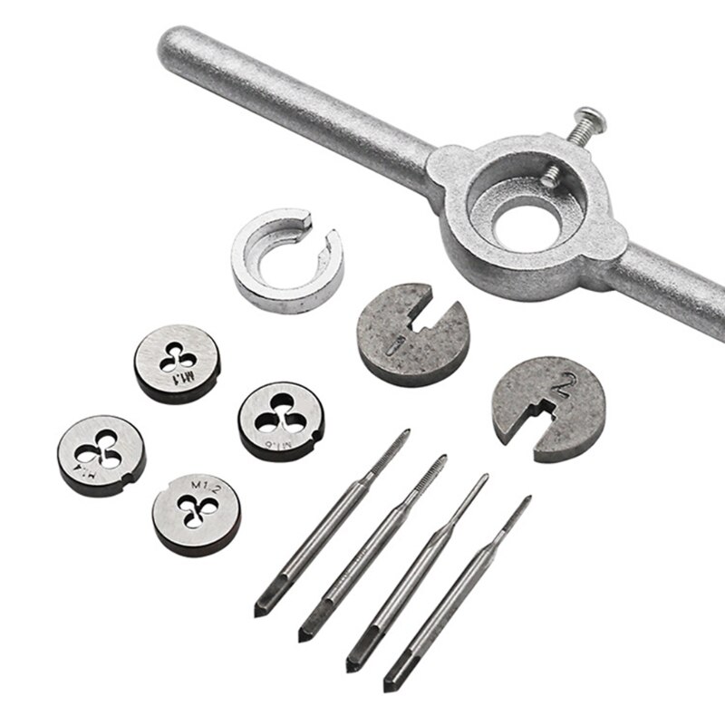 1Set Mini HSS Metric Taps Dies Wrench Handle Kit M... – Grandado