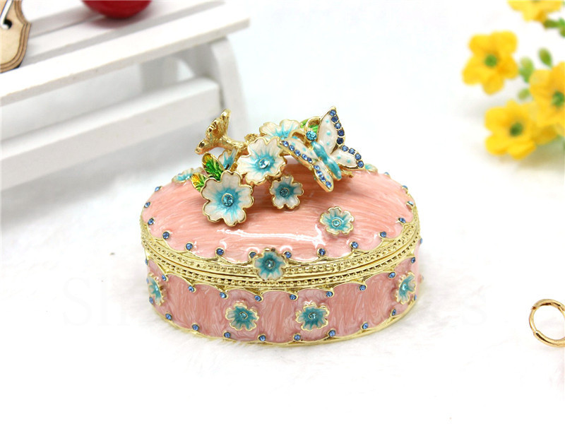 Small Trinket Keepsake Case Handmade Enameled Mini... – Vicedeal