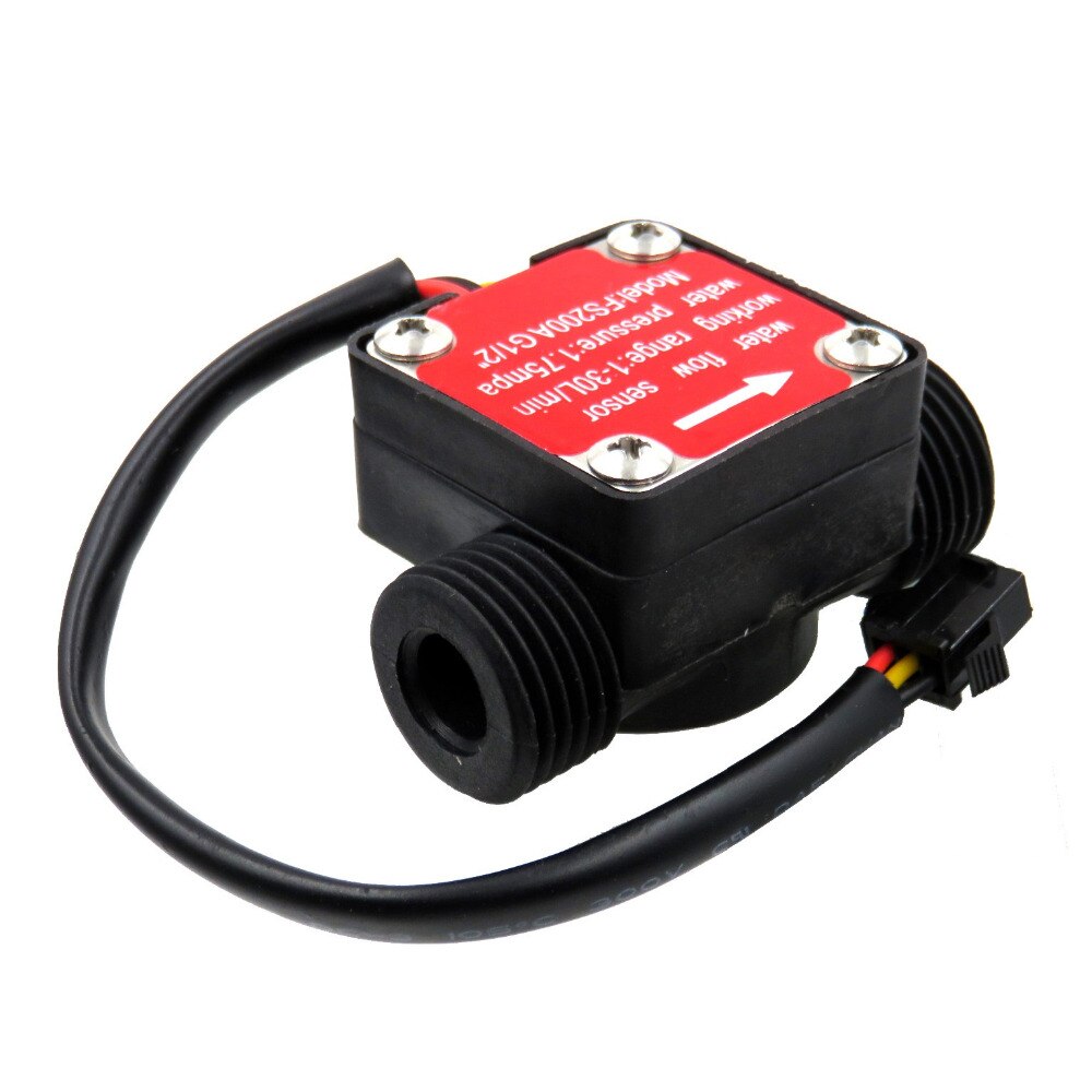 G1/2" DN15 Plastic Hall Turbine Water flow se... – Grandado