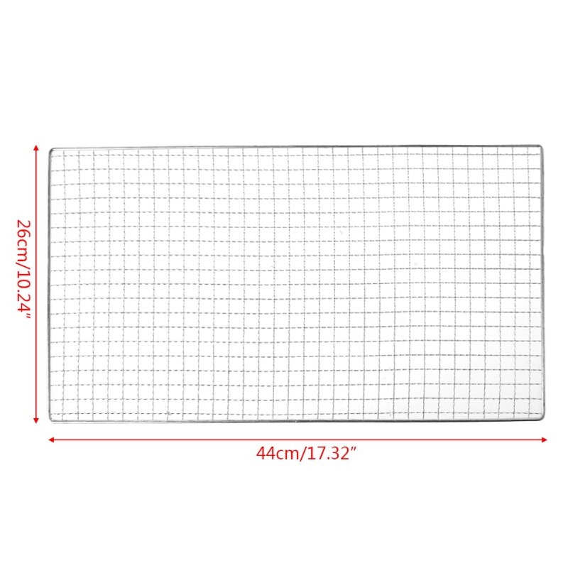 Stainless Steel BBQ Barbecue Grill Grilling Mesh W... – Grandado