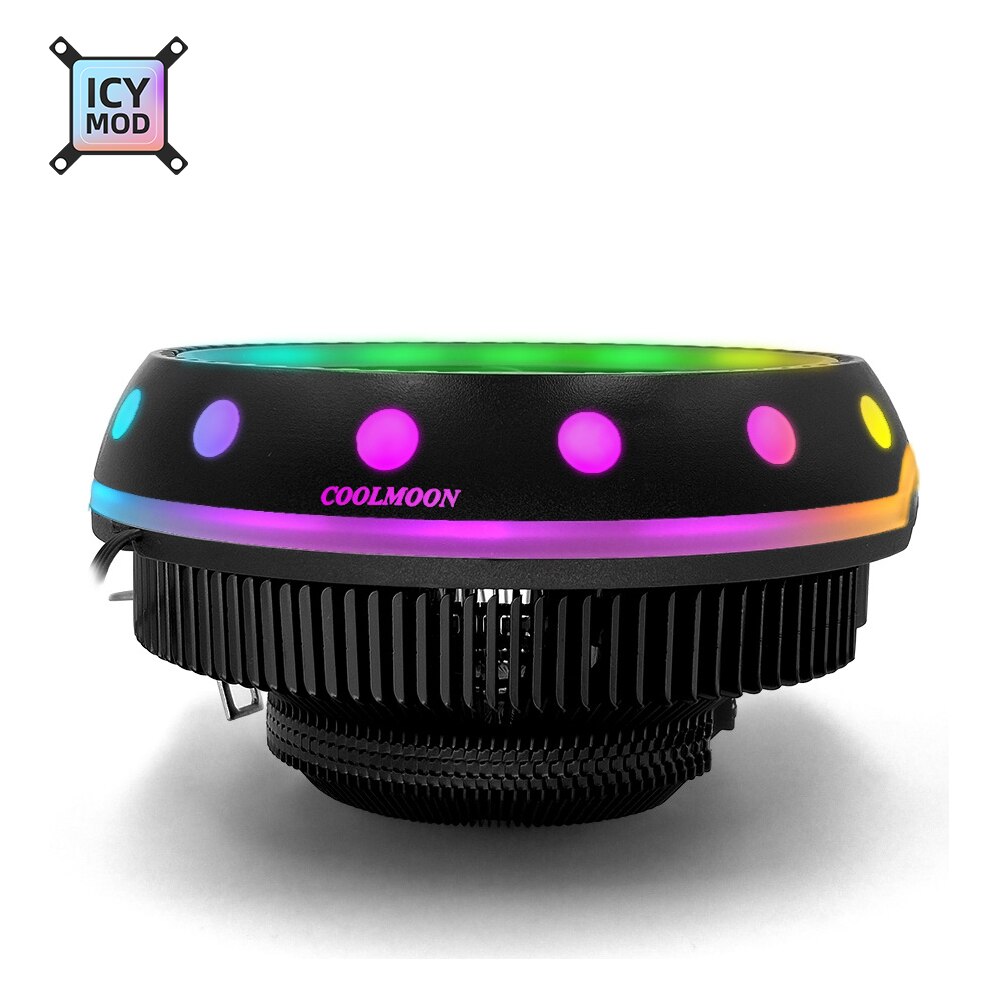 Lighting CPU Radiator RGB 10*10CM CPU Cooler Fan F... – Grandado