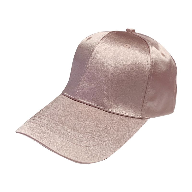 Unisex Satin Baseball Cap Shiny Solid Color Outdoo... – Grandado
