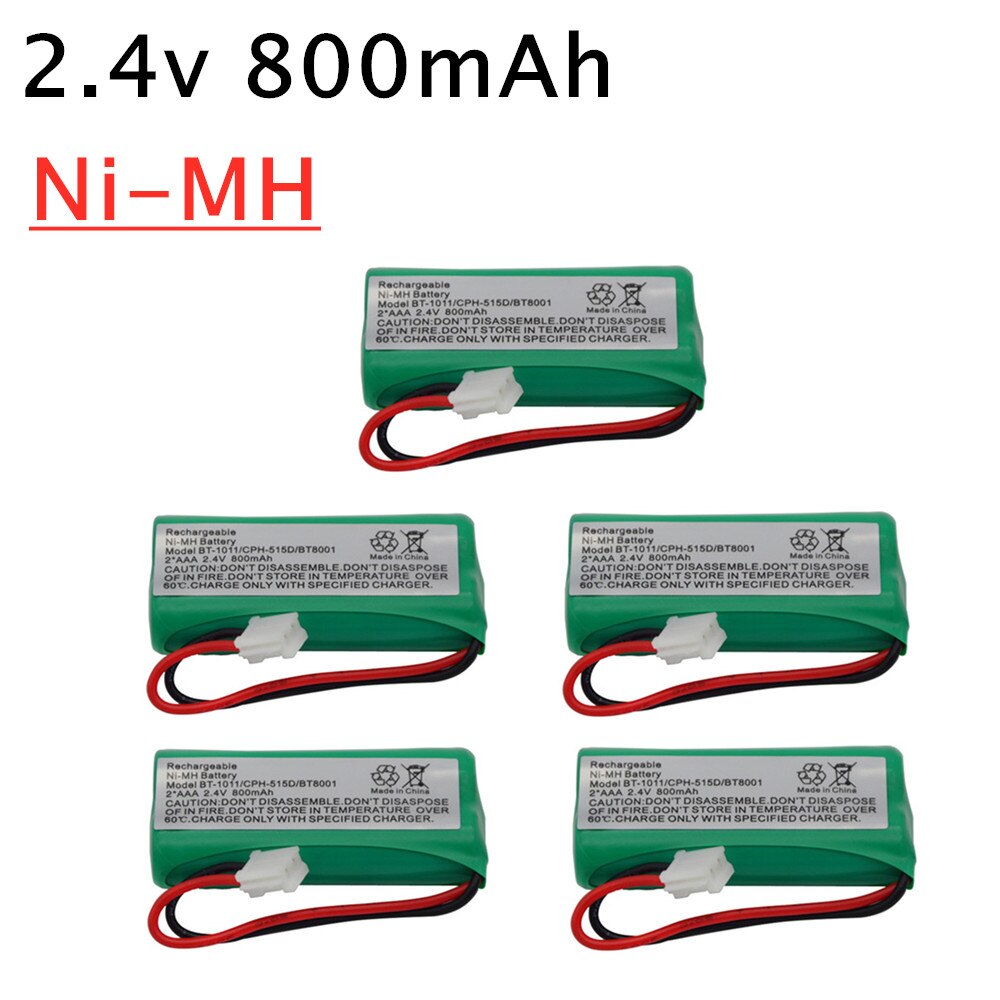 2.4V 800mAh Ni-MH Cordless Phone Rechargeable Batt... – Grandado