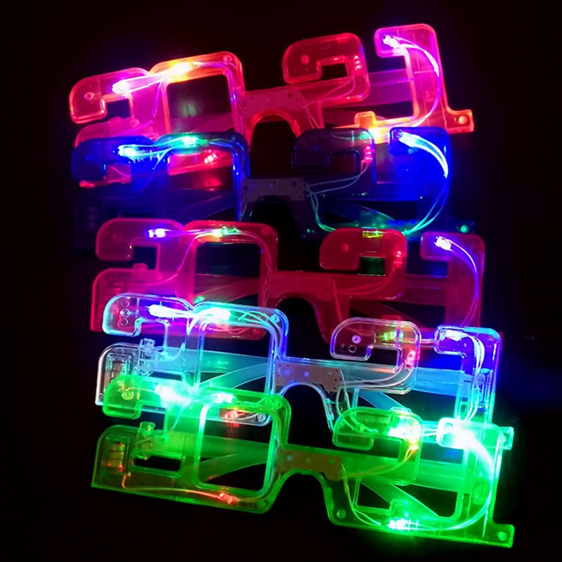 Year Flashing Led Glasses Luminous Light Glowing H... – Vicedeal