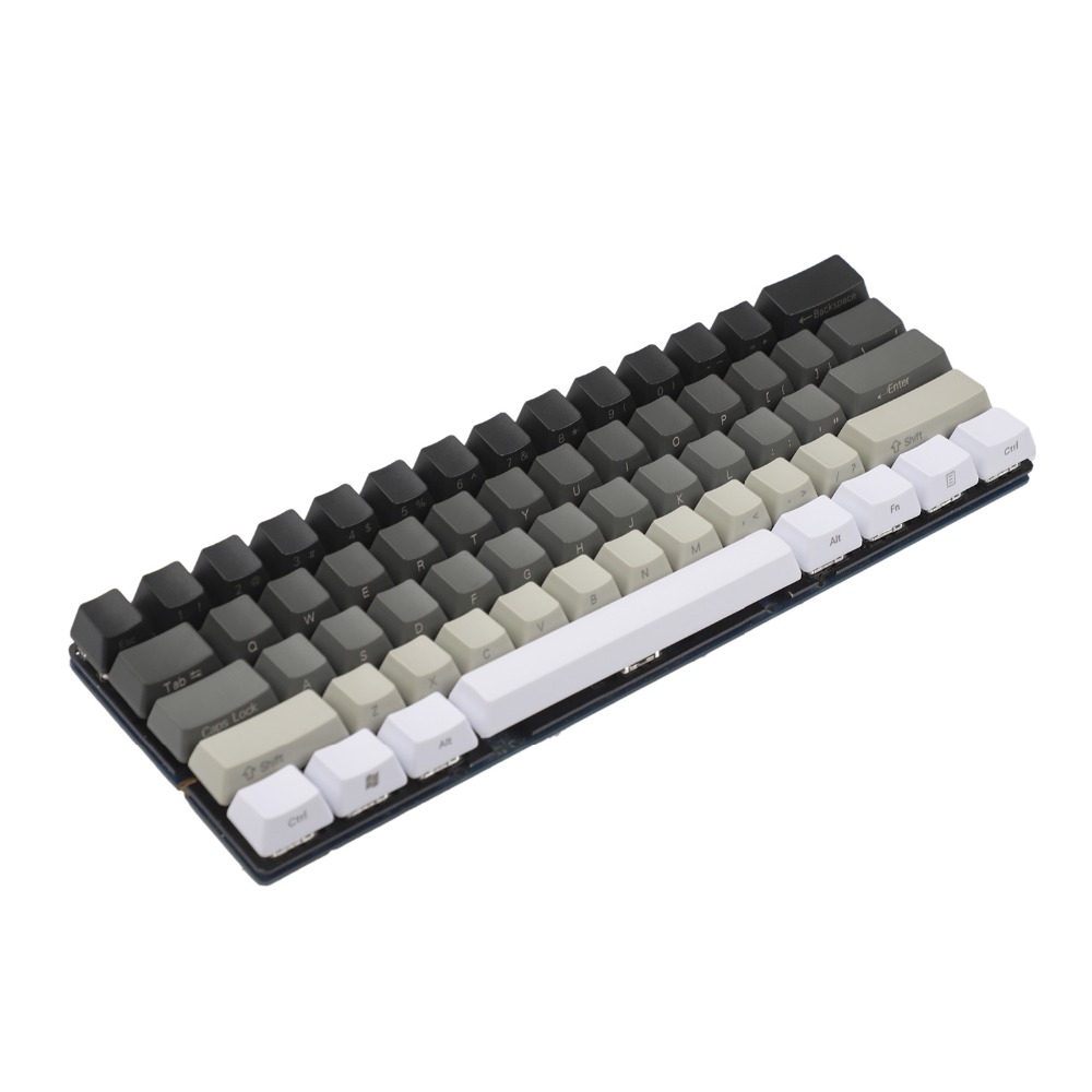 YMDK White Gray Black Mixed 87 61 Key Side Print B... – Grandado