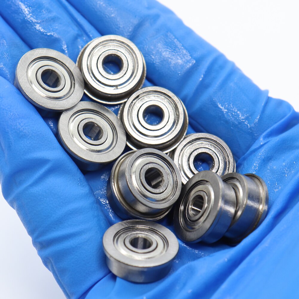 F624ZZ Flange Bearing 4*13*5 mm ( 10 PCS ) F624 Z ... – Vicedeal