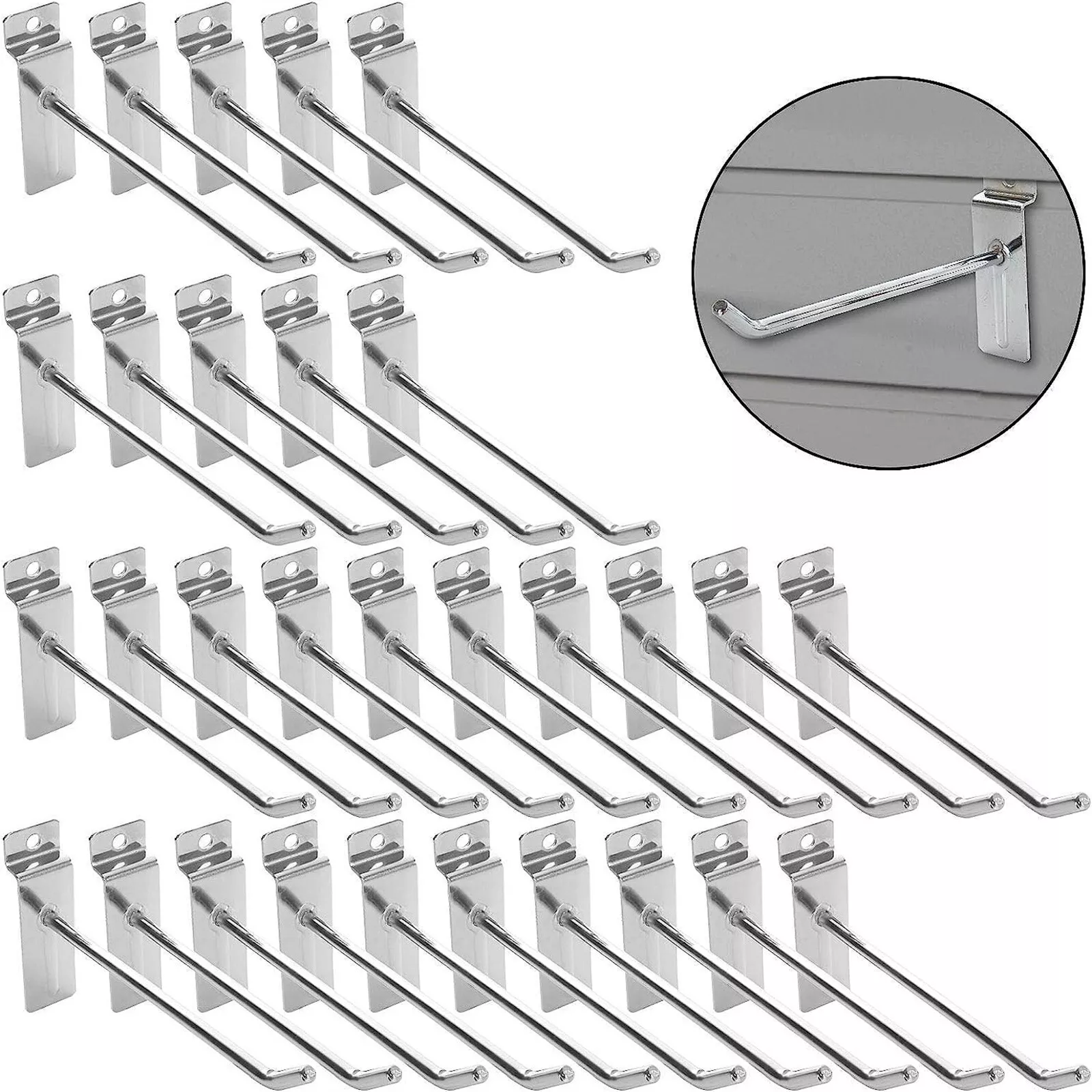 1PCS Chrome Retail Hook Heavy-Duty Showroom Hook M... – Grandado