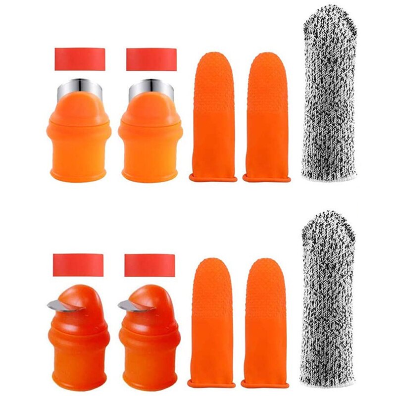 10 Silicone Thumb Tools for Gardening, with Cut-Re... – Grandado