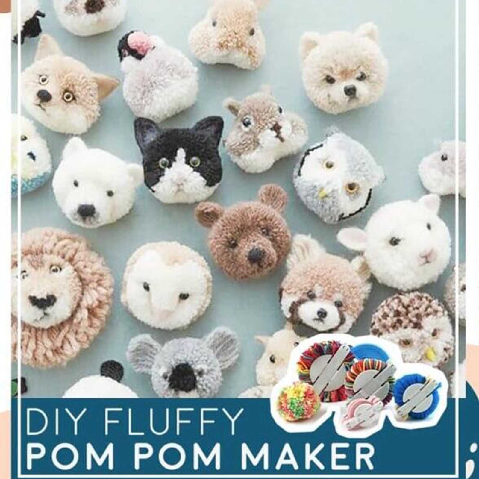 100% Wool Felt Balls Round Pom Poms Handmade DIY C... – Grandado