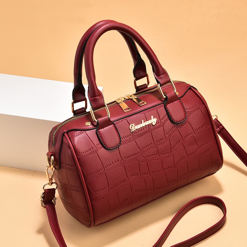 Handbags Ladies Shoulder Women PU Leather Zip Lock... – Grandado