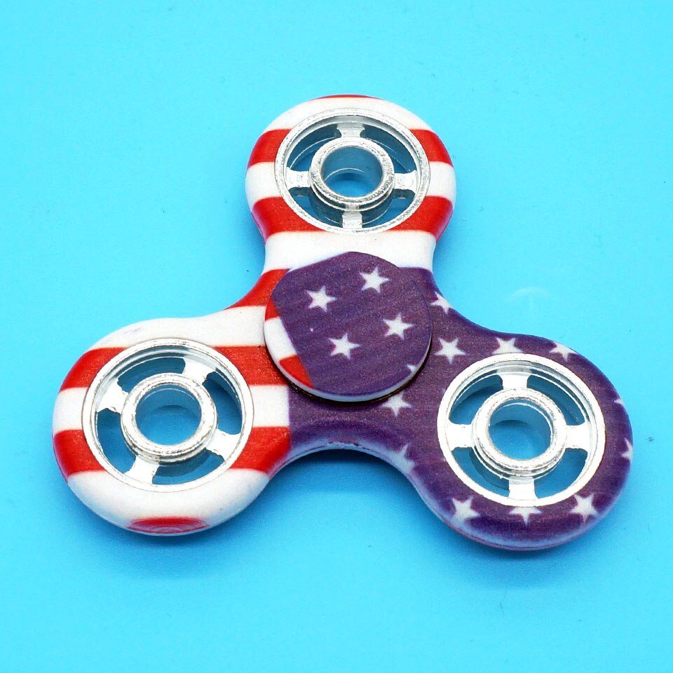 MBF Brand Triangle Red Color Hollow Out Fidget Spi... – Grandado