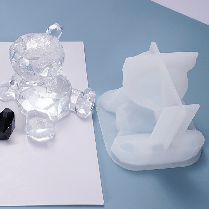 DIY Epoxid Harz bilden 3D Geometrische Bär praktis... – Grandado