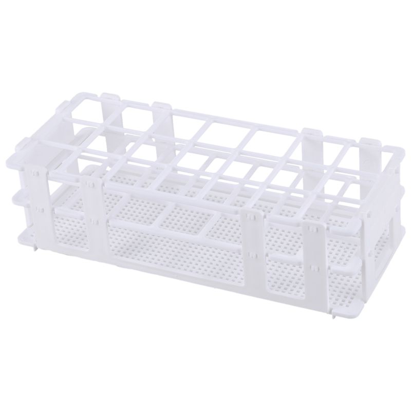 Plastic Test Tube Rack for 30mm Tube, 21 Well, Whi... – Grandado