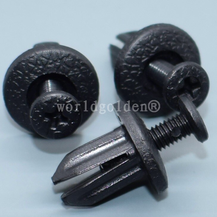 worldgolden 100pcs auto fasteners Push-Type Retain... – Grandado