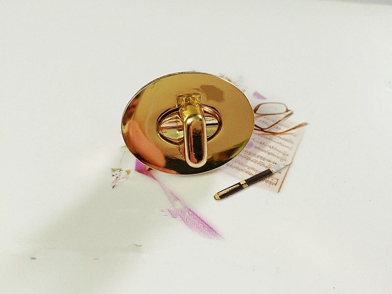 DIY Handmade leather small twist lock high-grade p... – Grandado