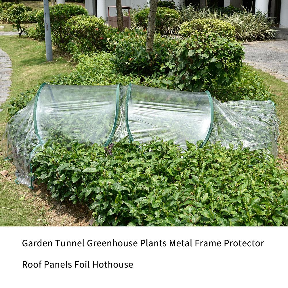 Garden Tunnel Greenhouse Plants Metal Frame Protec... – Grandado