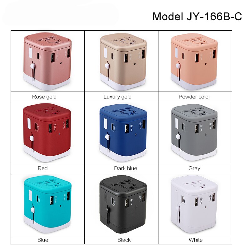 Universal Travel Adaptor International Multi Elect... – Grandado
