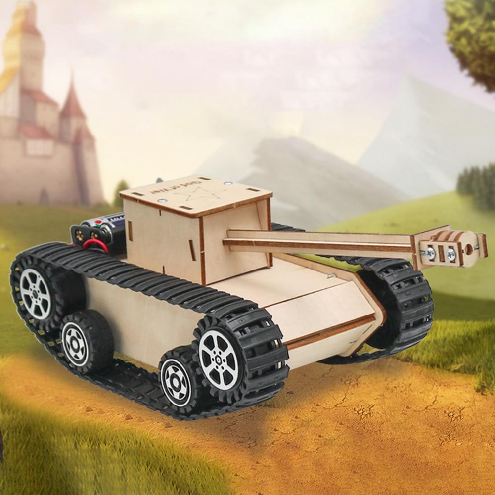 Tank Stem Toy DIY Educational Wood Science Hand-Ma... – Grandado