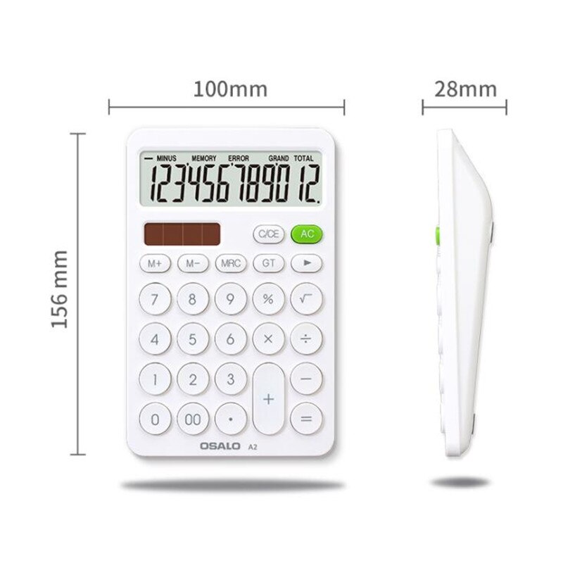 A2 compact business calculator solar button cell 1... – Vicedeal