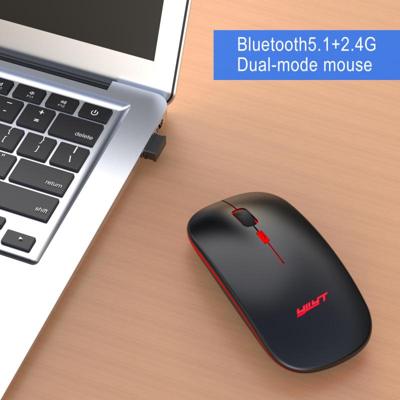 Draadloze Muis Bluetooth Stille Muis Oplaadbare Er... – Vicedeal