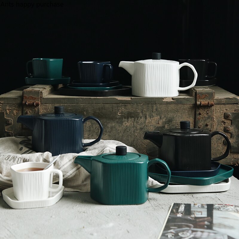 Nordic Stijl Koffie Set Kop en Schotel Huishoudeli... – Grandado