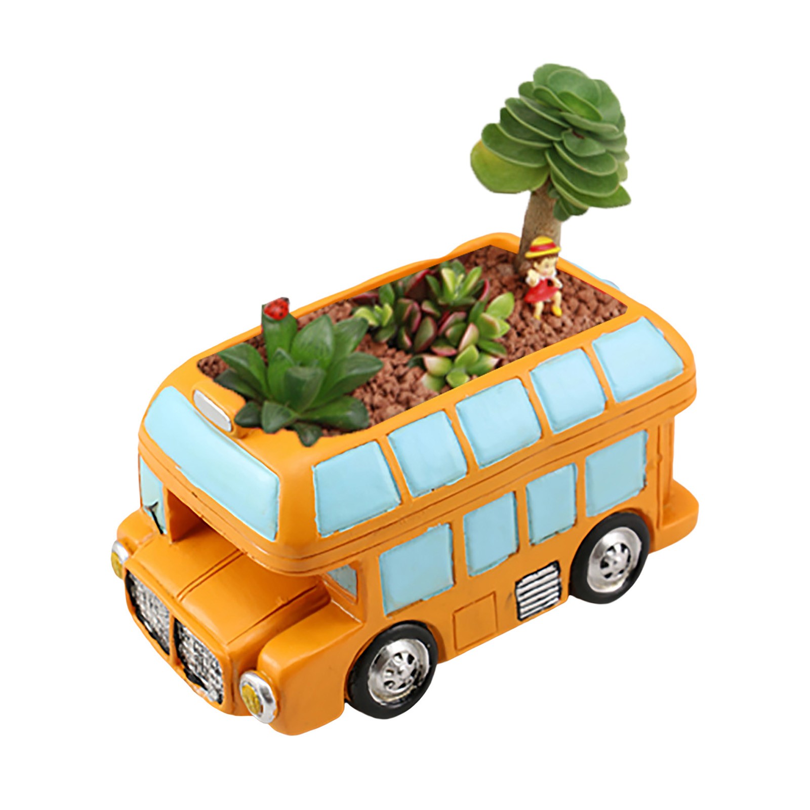 40# Bus Flower Pots Garden Decoration Outdoor Cult... – Grandado