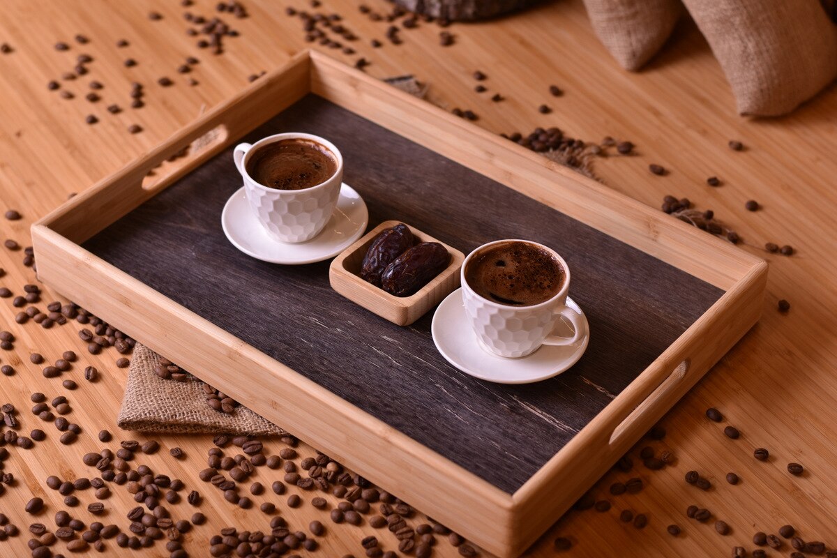 Wood Patterned Tray Large Size, Plate Tray Wooden ... – Vicedeal